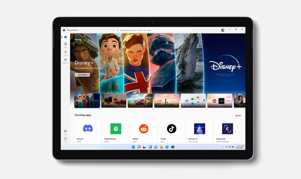 Laptop Microsoft Surface Go 3 10,5/i3/8GB/128GB/Win11 (8VC00003 ...