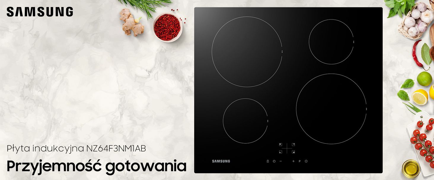 Płyta elektryczna Samsung NZ64F3NM1AB - Ceneo.pl