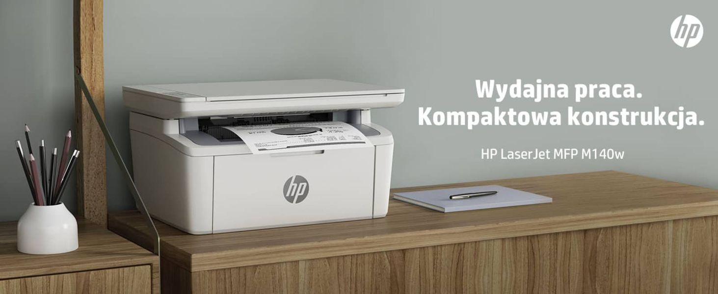 Urządzenie wielofunkcyjne laserowe HP LaserJet M140w MFP (7MD72F ...