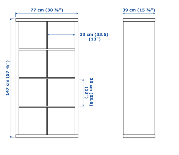 IKEA KALLAX Regał (80275887) - Opinie i atrakcyjne ceny na Ceneo.pl