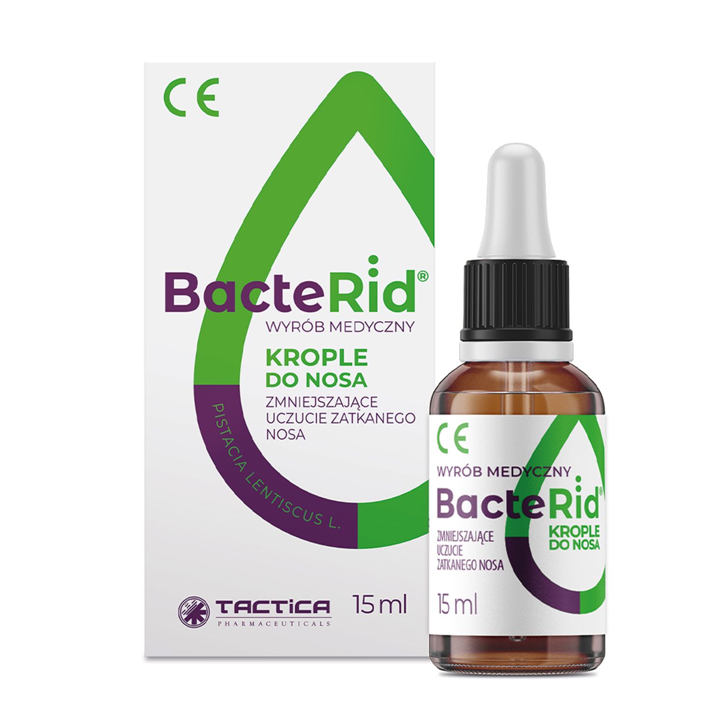 Bacterid Krople do nosa 15ml - Opinie i ceny na Ceneo.pl