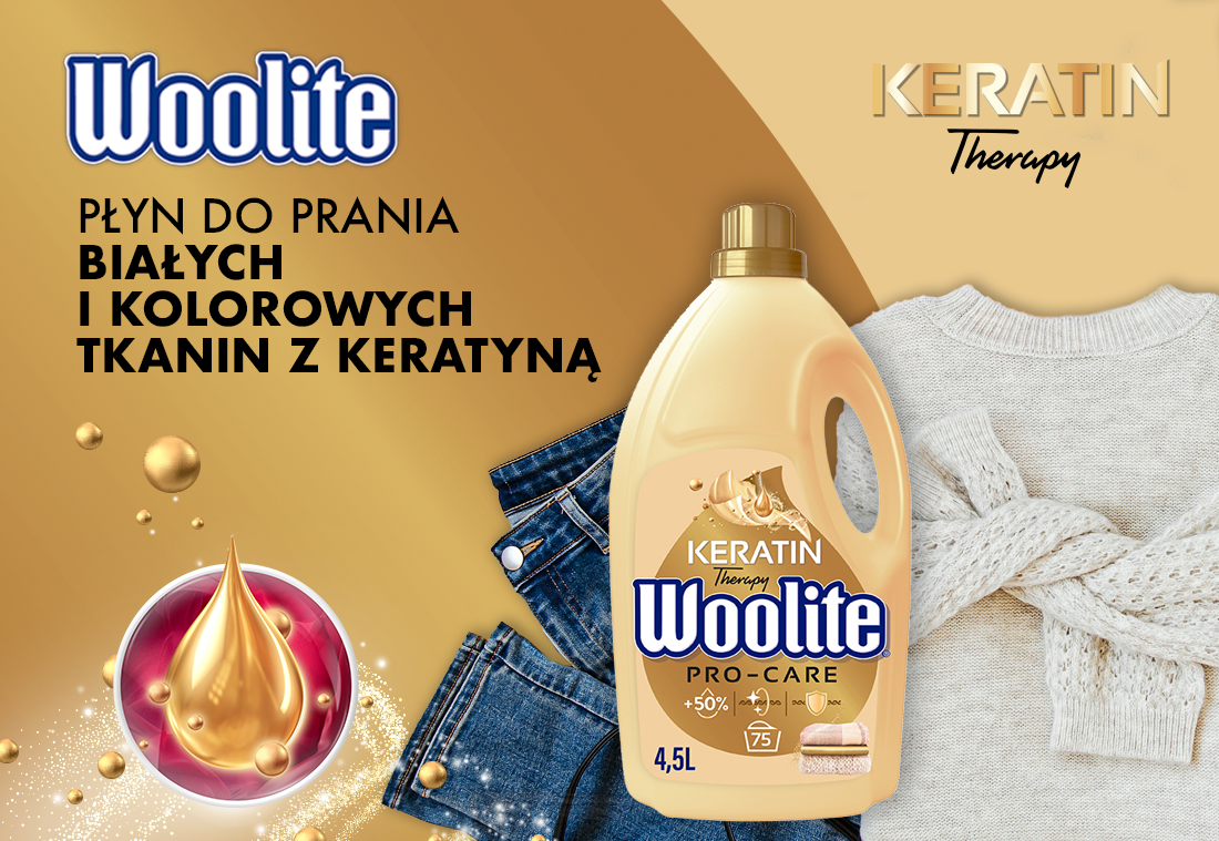 Woolite Pro-Care z Keratyną 4,5l/75 prań - Ceny i opinie - Ceneo.pl