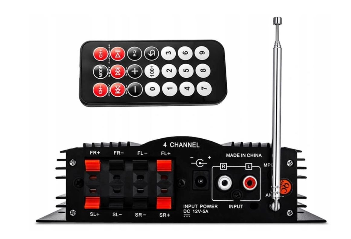 Wzmacniacz samochodowy Voice Kraft Av Ma-200 - Opinie i ceny na Ceneo.pl