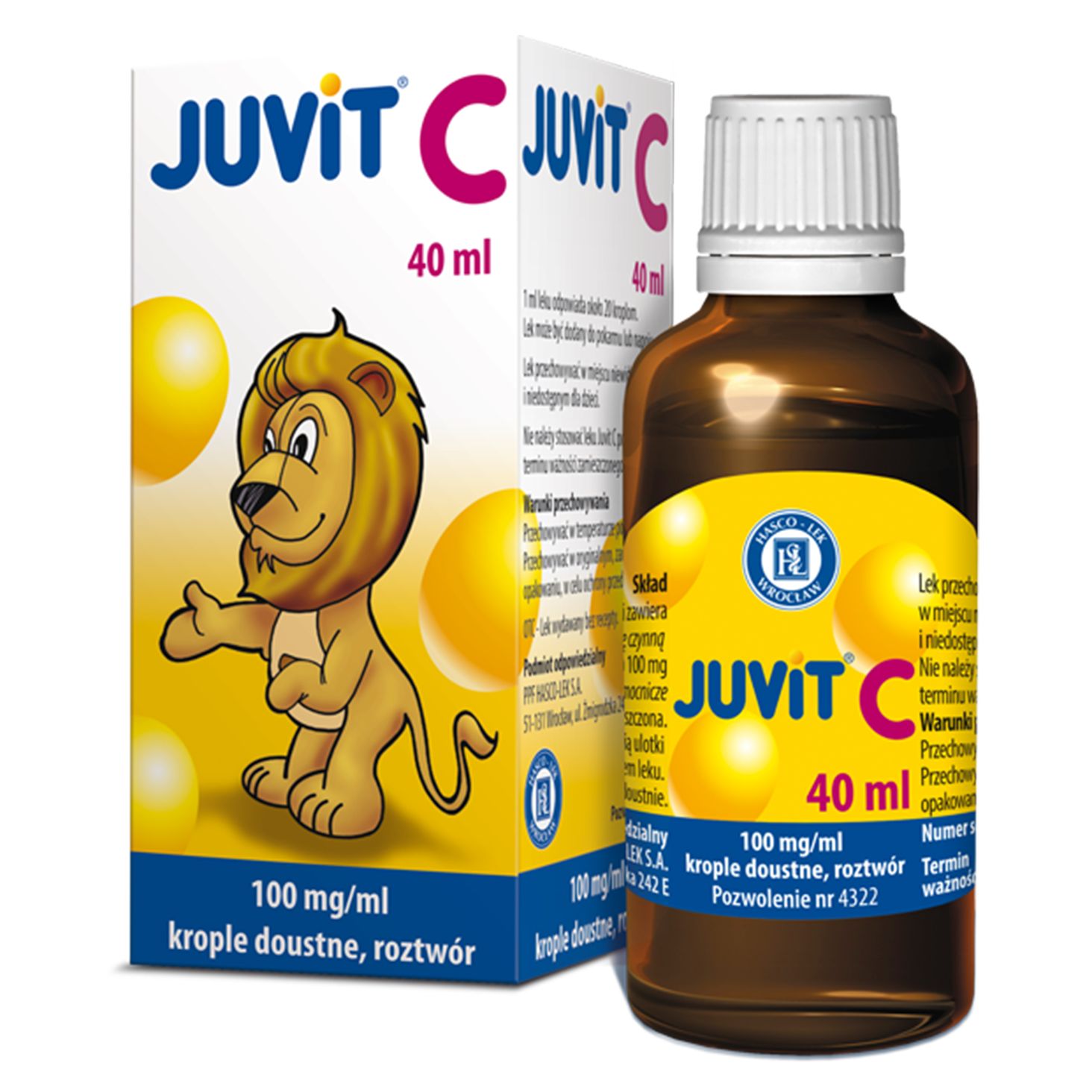 Juvit C 100mg krople 40ml - Opinie i ceny na Ceneo.pl