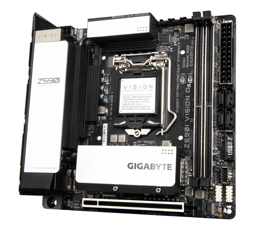 Płyta główna PC Gigabyte Z590I VISION D - Opinie i ceny na Ceneo.pl