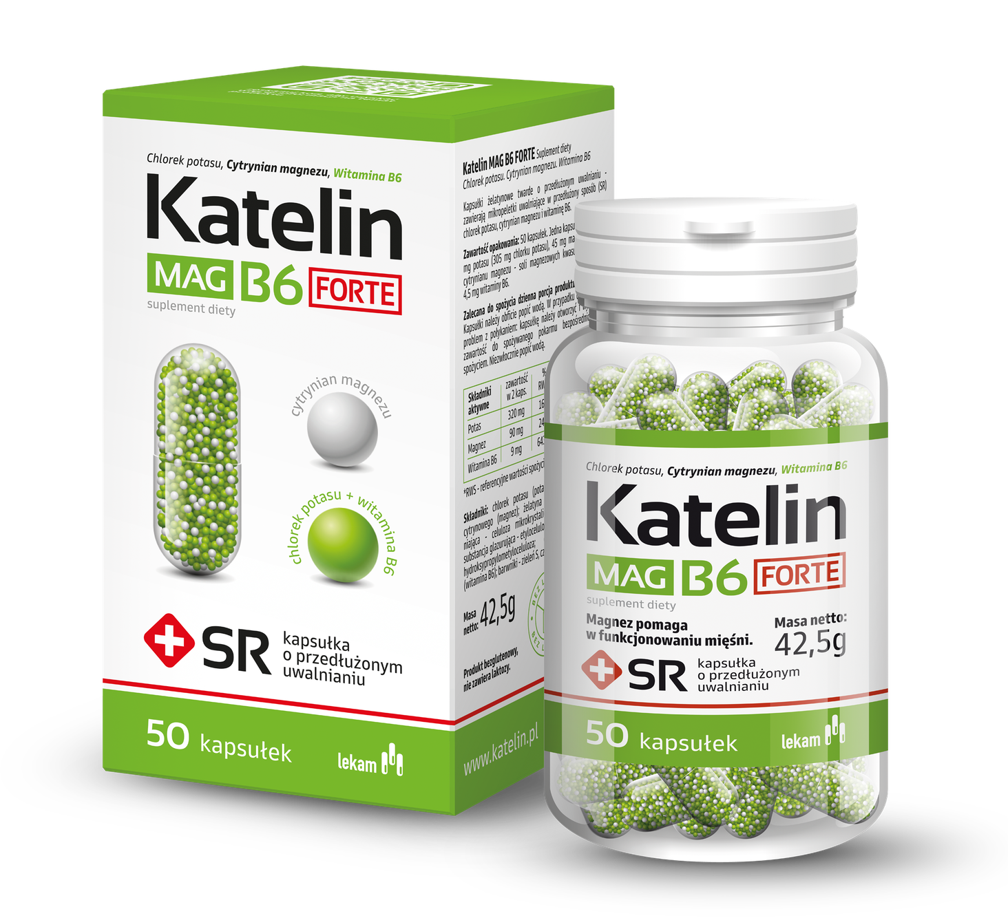 Kapsułki Katelin Mag B6 Forte 50 szt. - Opinie i ceny na Ceneo.pl