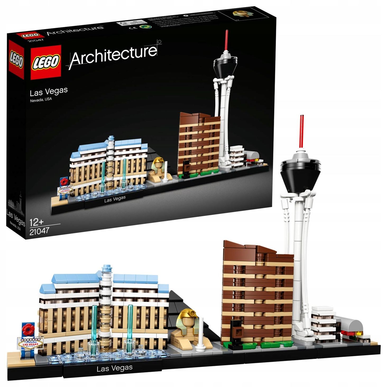 LEGO Architecture 21047 Las Vegas - Ceny i opinie - Ceneo.pl