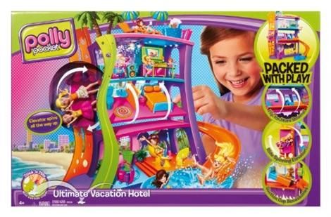 Mattel Polly Pocket Hotel Na Przyssawki X1290 - Ceny i opinie - Ceneo.pl