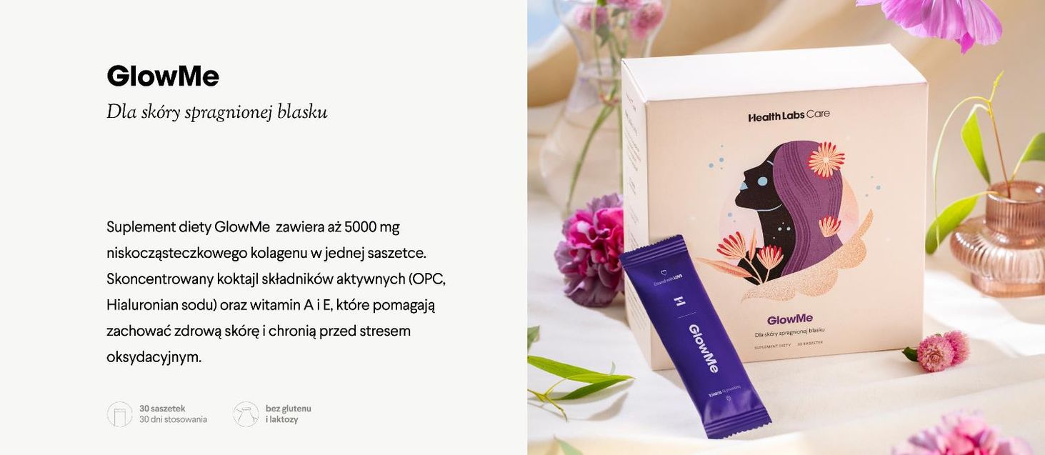 Health Labs Care GlowMe 30 sasz - Opinie i ceny na Ceneo.pl