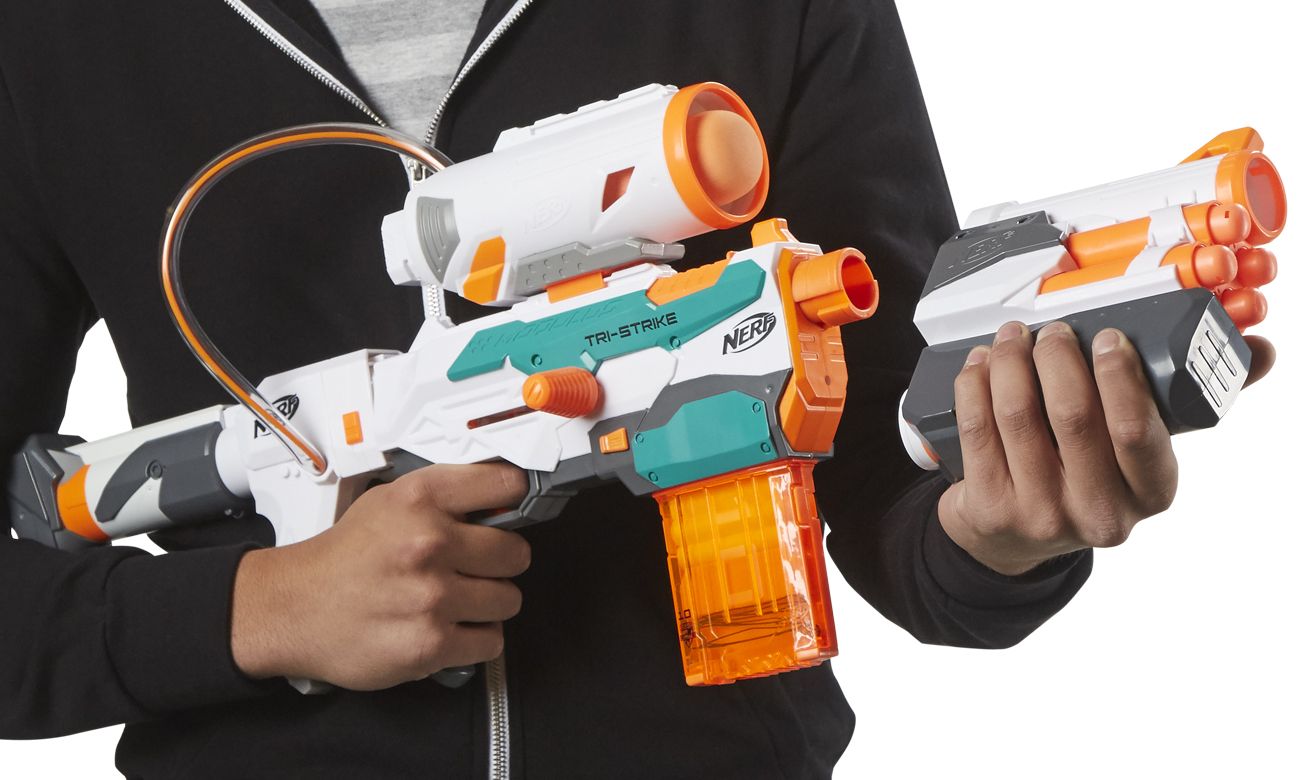 Hasbro Nerf Modulus Tri-Strike B5577 - Ceny i opinie - Ceneo.pl