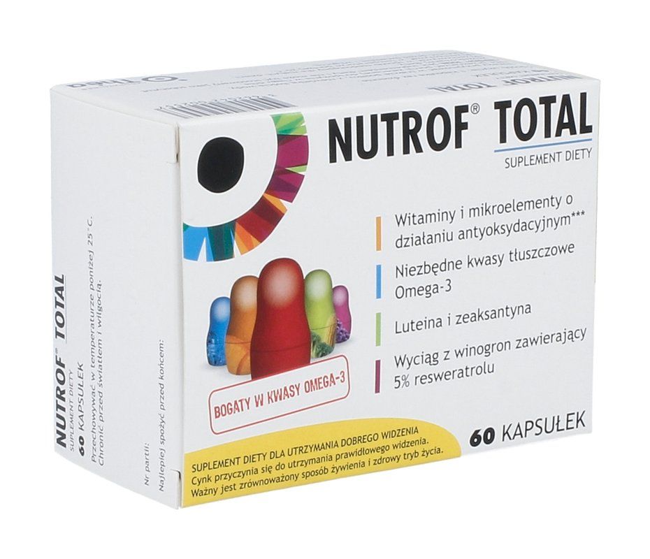 Nutrof Total 60 kaps. - Opinie i ceny na Ceneo.pl
