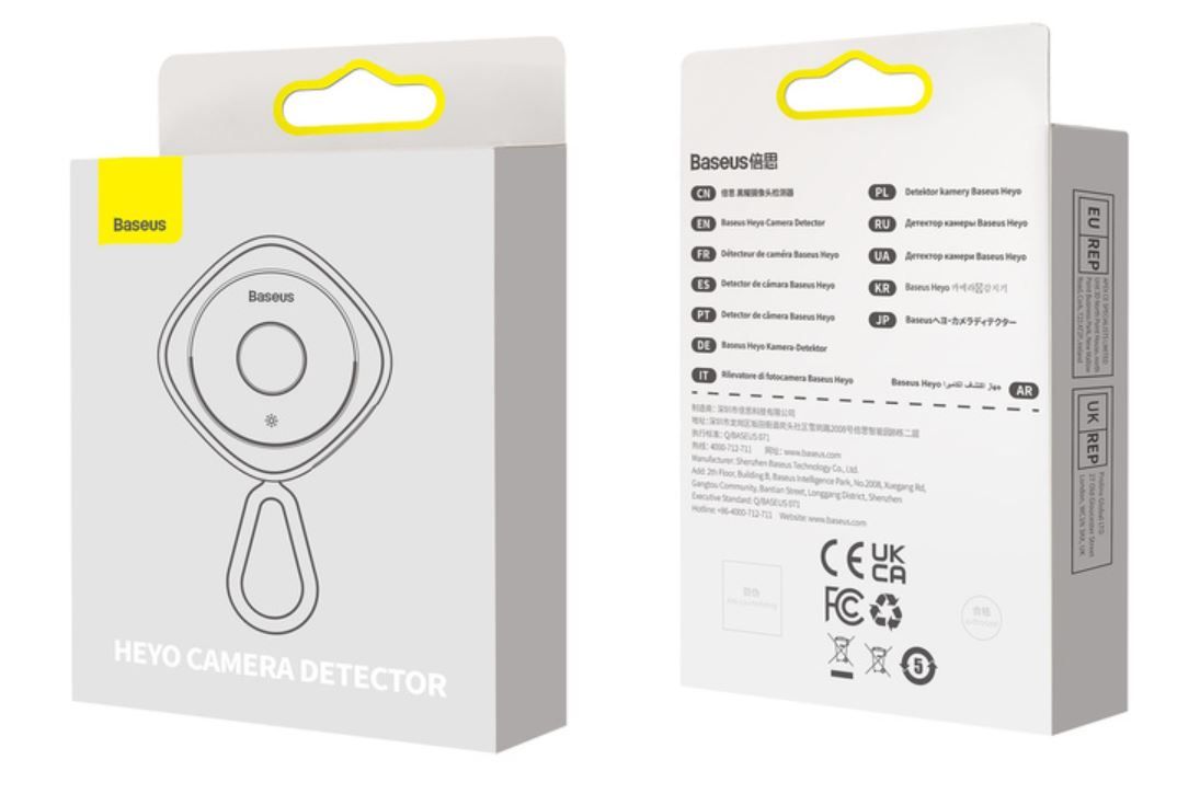 Baseus Heyo Wykrywacz Ukrytych Kamer Czarny BSHA016 - Ceny i opinie ...