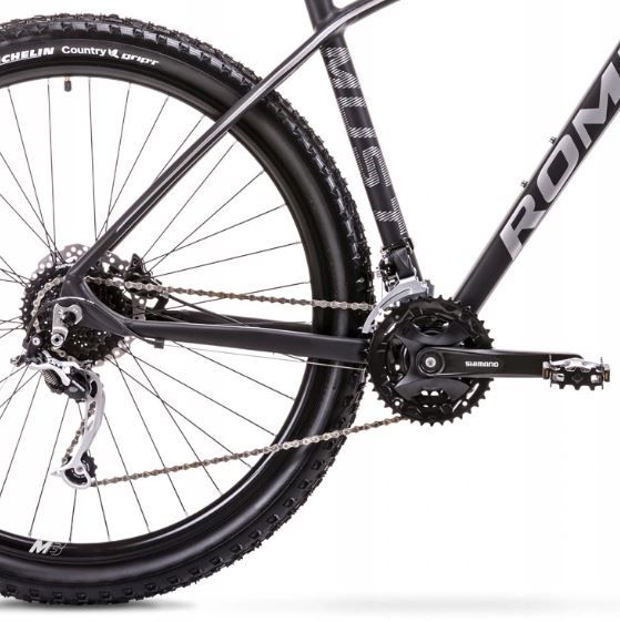 Romet Mustang M3 Czarny Srebrny 29 2019 - Rowery Górskie Męskie - Ceny ...