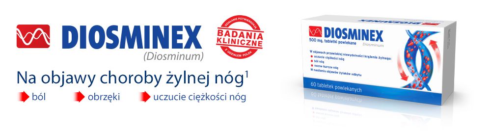 Diosminex 500mg 60 tabletek - Opinie i ceny na Ceneo.pl