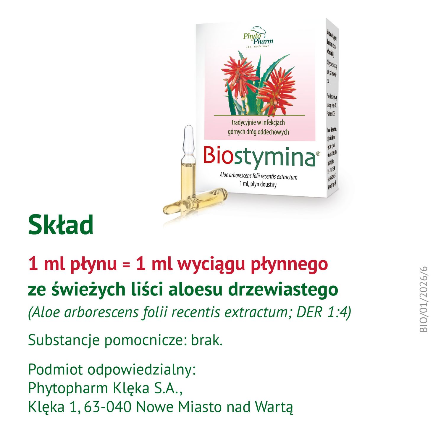 Biostymina, płyn doustny, 10x1ml - Opinie i ceny na Ceneo.pl