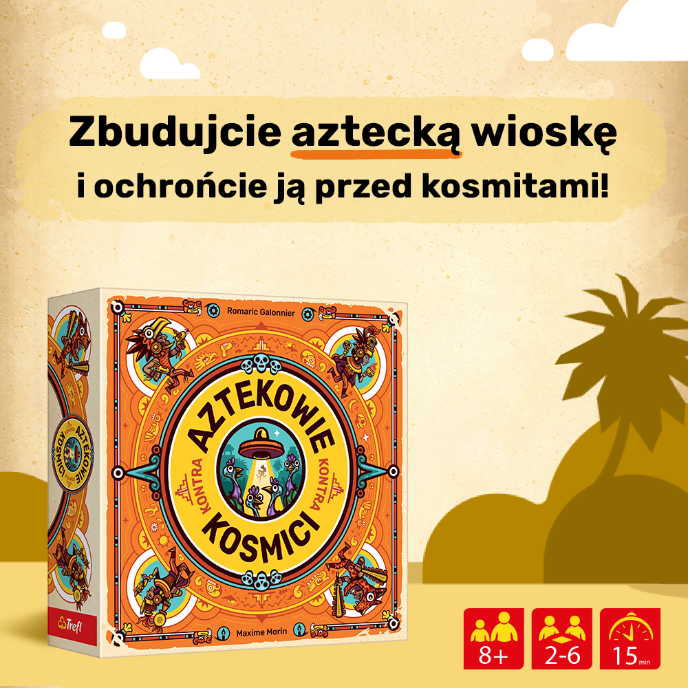 Trefl Aztekowie kontra Kosmici 02534 - Gra planszowa. Ceny i opinie - Ceneo.pl