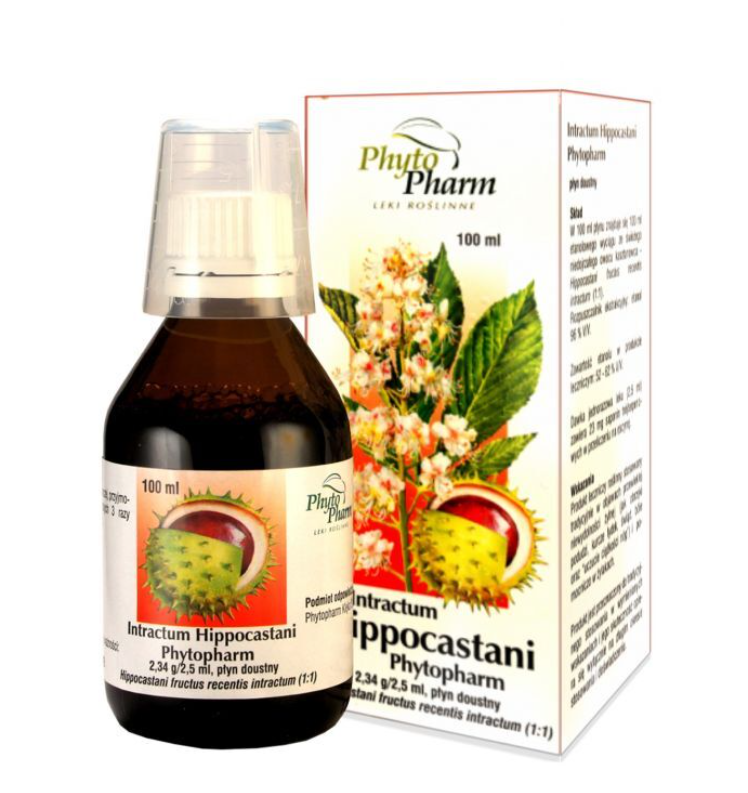 Phytopharm Intractum Hippocastani 100ml - Opinie i ceny na Ceneo.pl