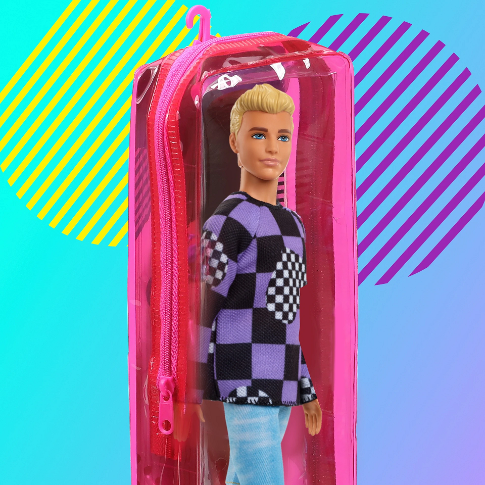 Lalka Barbie Fashionistas Ken na wózku Top w palmy HJT59 - Ceny i ...