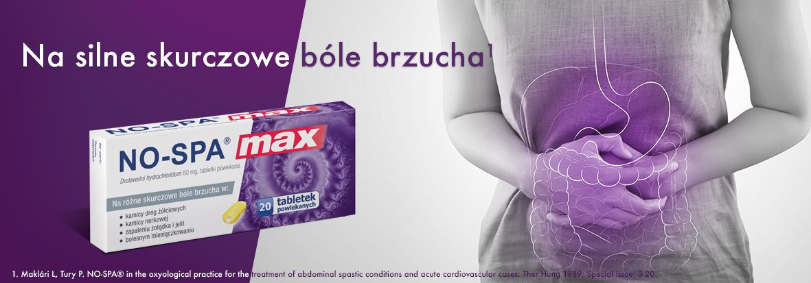 Leki przeciwbólowe NO-SPA MAX 80mg 20 tabl. - Opinie i ceny na Ceneo.pl
