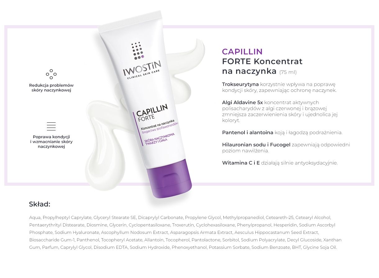 IWOSTIN Capillin Forte koncentrat na naczynka 75ml - Opinie i ceny na ...