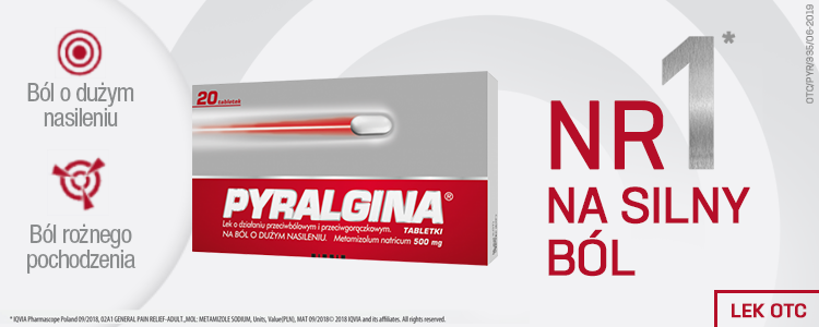 Leki przeciwbólowe Pyralgina 500mg 20 tabl. - Opinie i ceny na Ceneo.pl