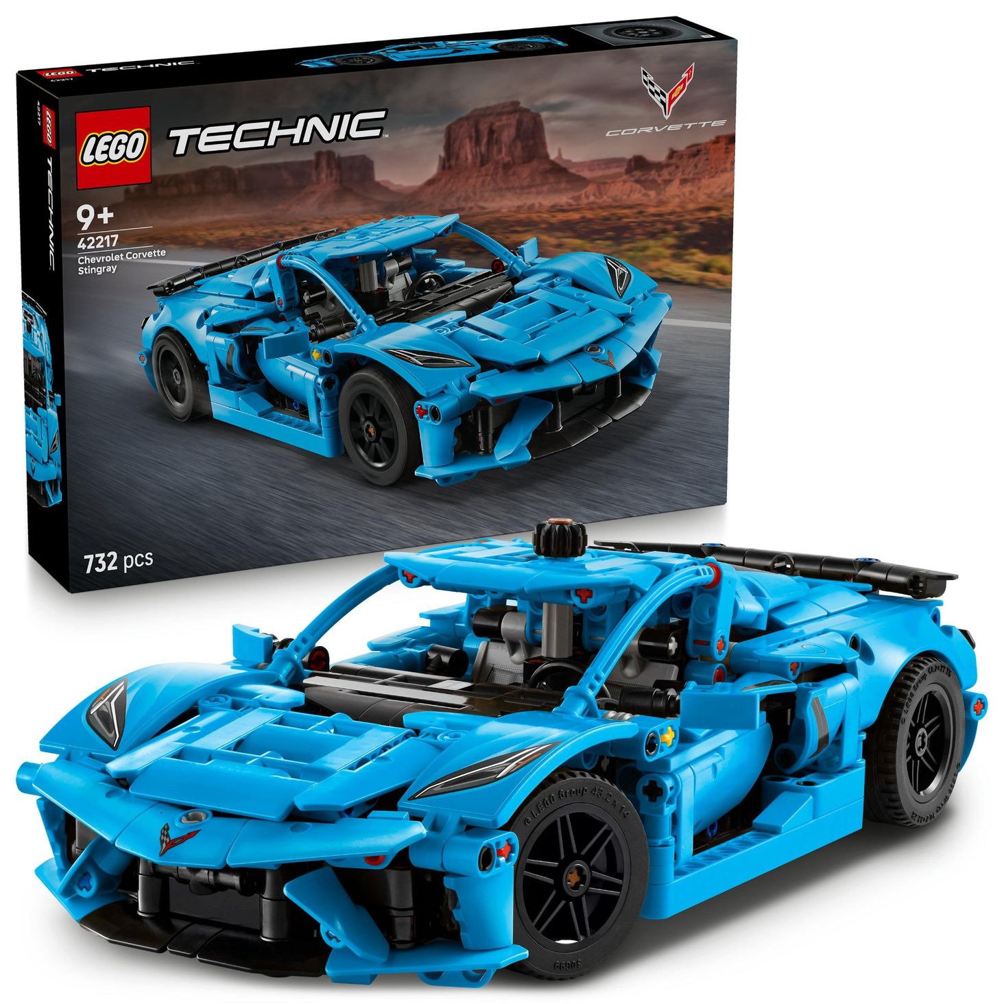 LEGO Technic 42217 Niebieski Chevrolet Corvette Stingray - Ceny i ...