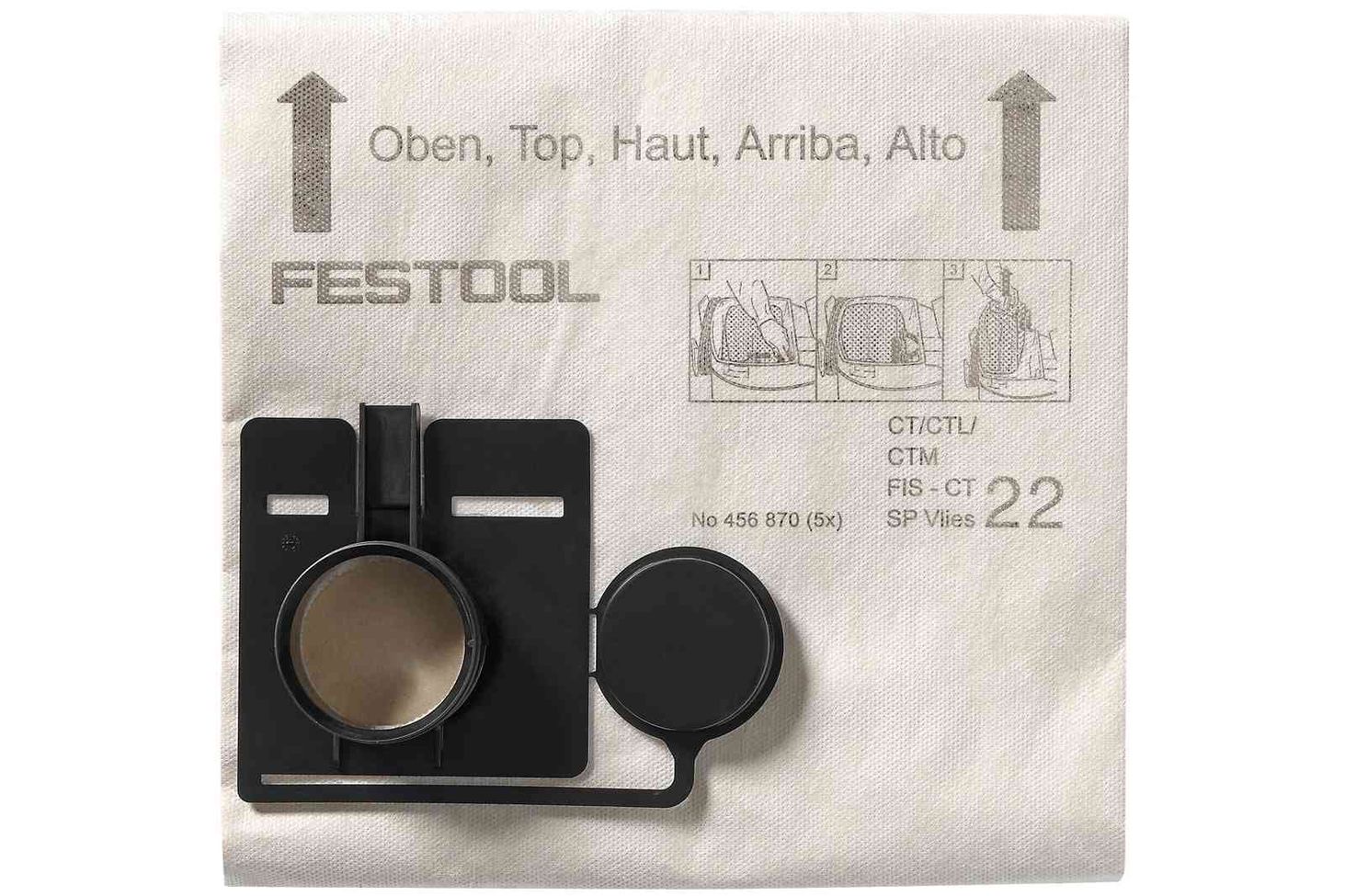 Festool Worek filtrujący FIS-CT 33 SP VLIES 456871 5SZT. - ceny i ...