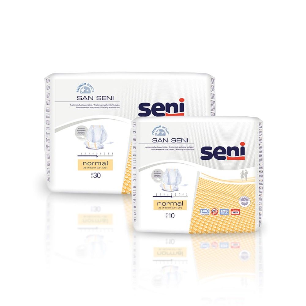 Seni San Normal Pieluchy anatomiczne 10 szt. - Opinie i ceny na Ceneo.pl