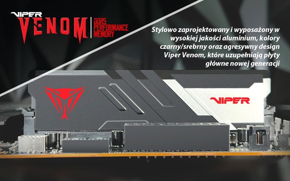 Pamięć RAM Patriot Viper Venom DDR5 32GB 2X16GB 6000MHz UDIMM KIT ...
