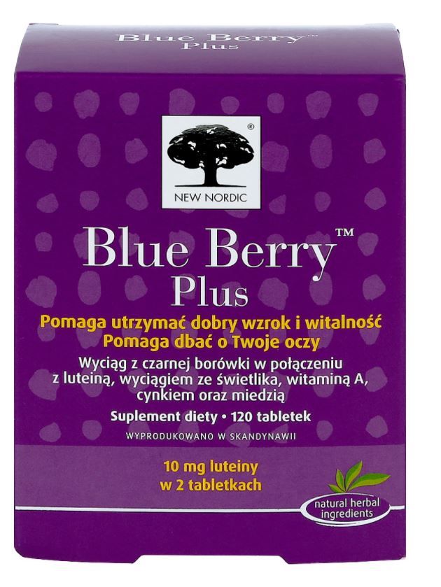 Blue Berry Plus 120 tabletek - Opinie i ceny na Ceneo.pl