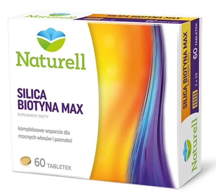 Naturell Silica Biotyna Max 60 tabl. - Opinie i ceny na Ceneo.pl