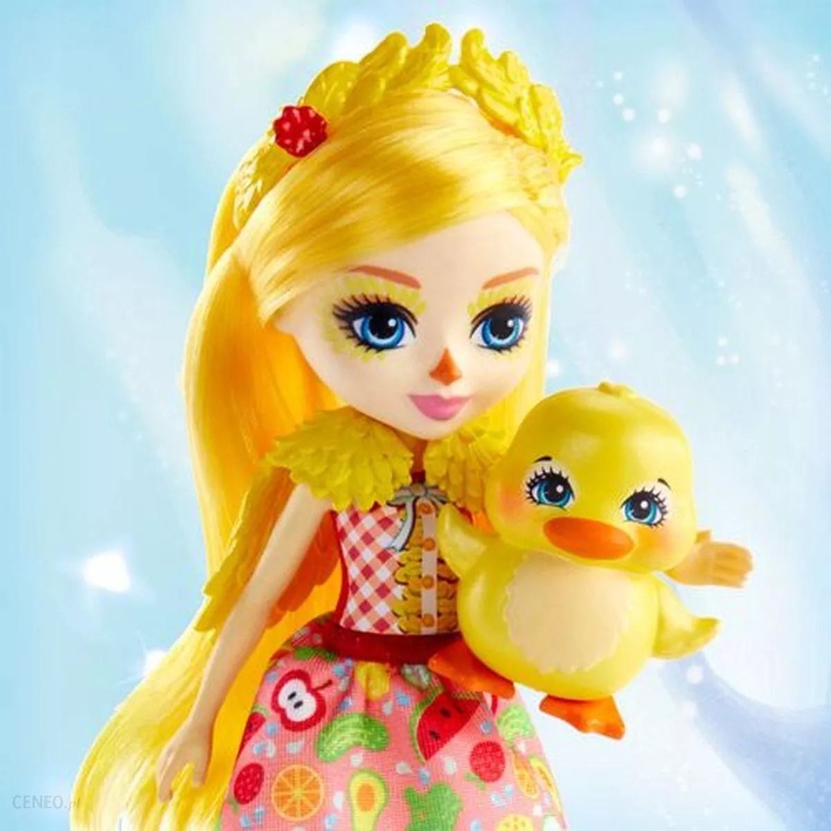 Lalka Mattel Enchantimals Rodzina Dinah Duck Lalka I Kaczuszki GJX43 ...