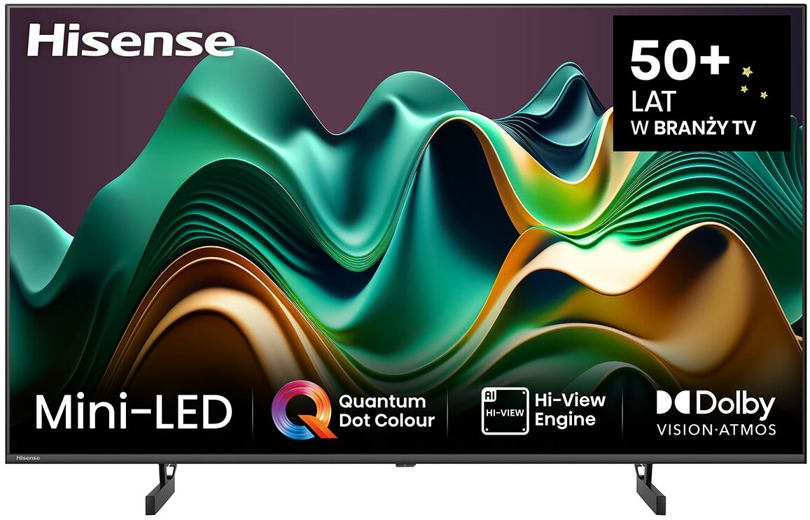 Telewizor Mini LED Hisense 55U6NQ 55 cali 4K UHD 55 cali - Opinie i ceny na Ceneo.pl