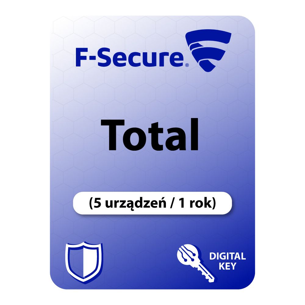 F-Secure Total (5 urządzeń / 1 rok) (Cyfrowy klucz licencyjny) - Ceny i ...