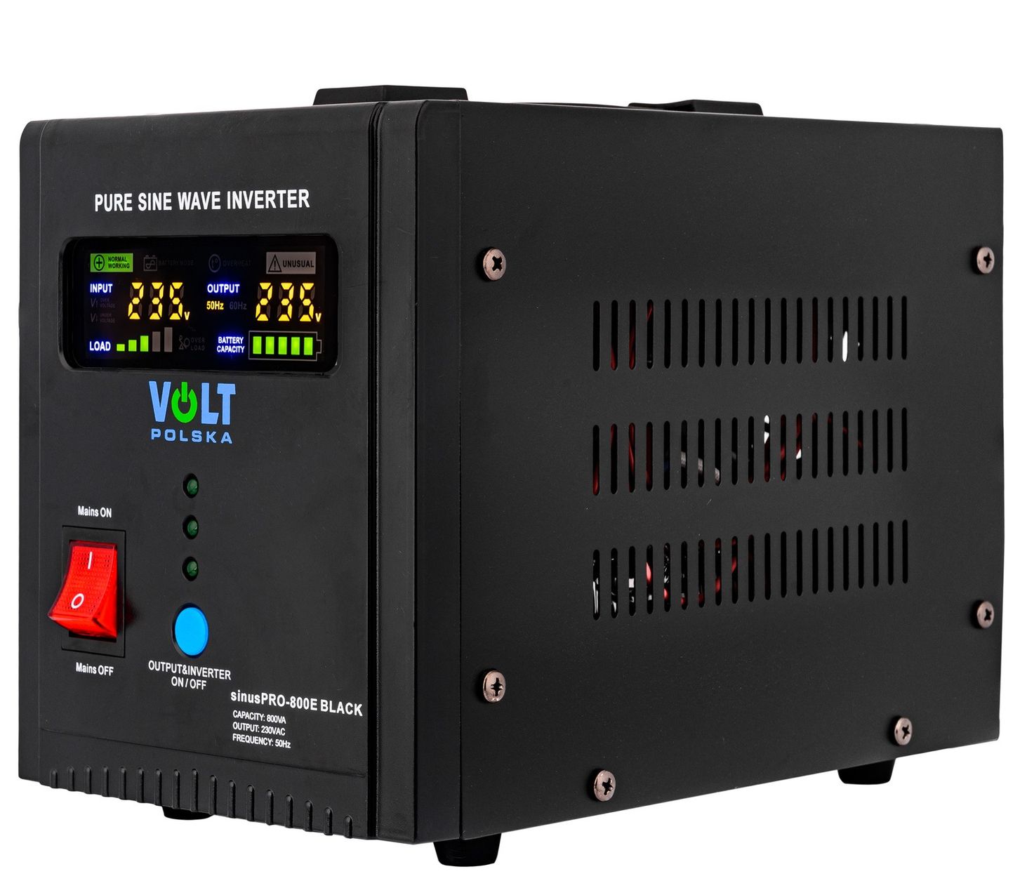 Zasilacz UPS Volt Polska Zasilanie Ups Awaryjne 800W Akumulator 100Ah ...