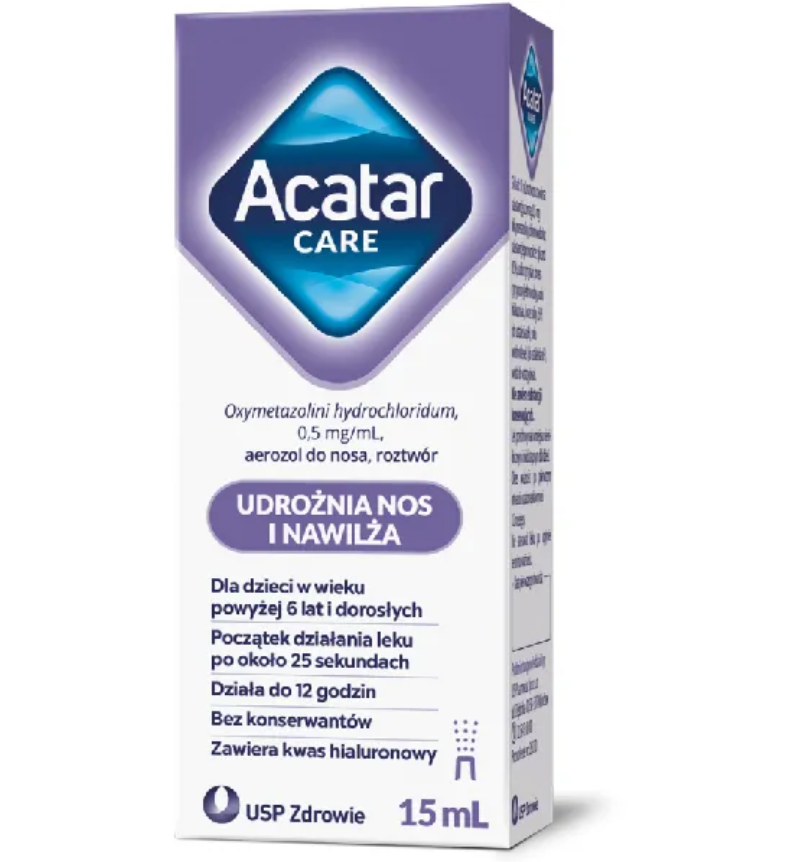 Acatar Care aerozol do nosa 15ml - Opinie i ceny na Ceneo.pl