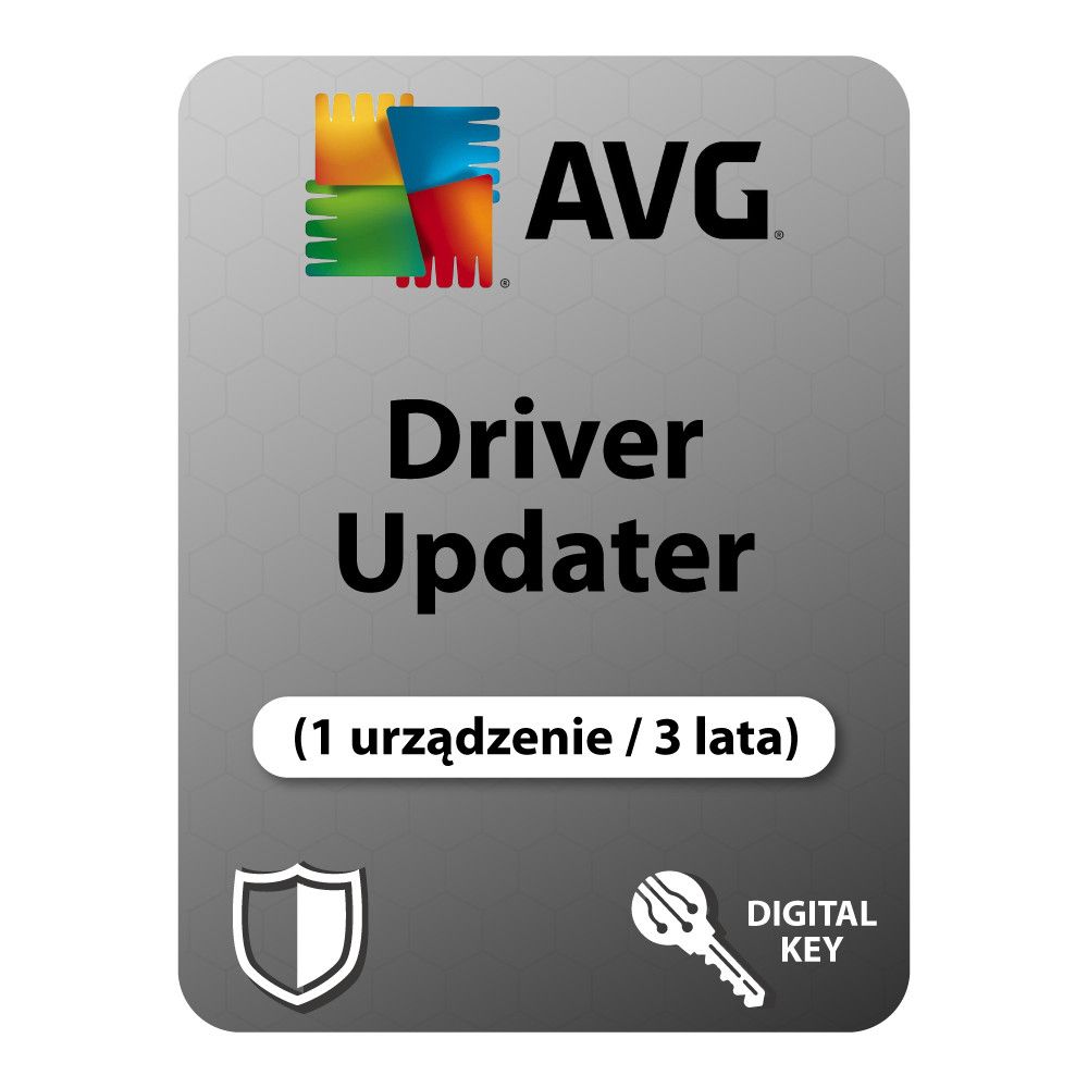 AVG Driver Updater (1 narzędzie / 3 roky) (Cyfrowy klucz licencyjny ...