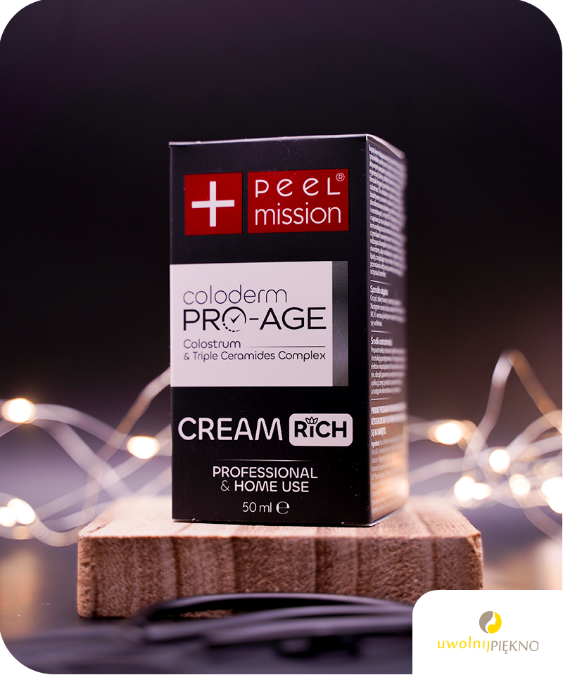 Krem Coloderm Pro Age Rich Cream Peel Mission do Skóry Suchej i ...
