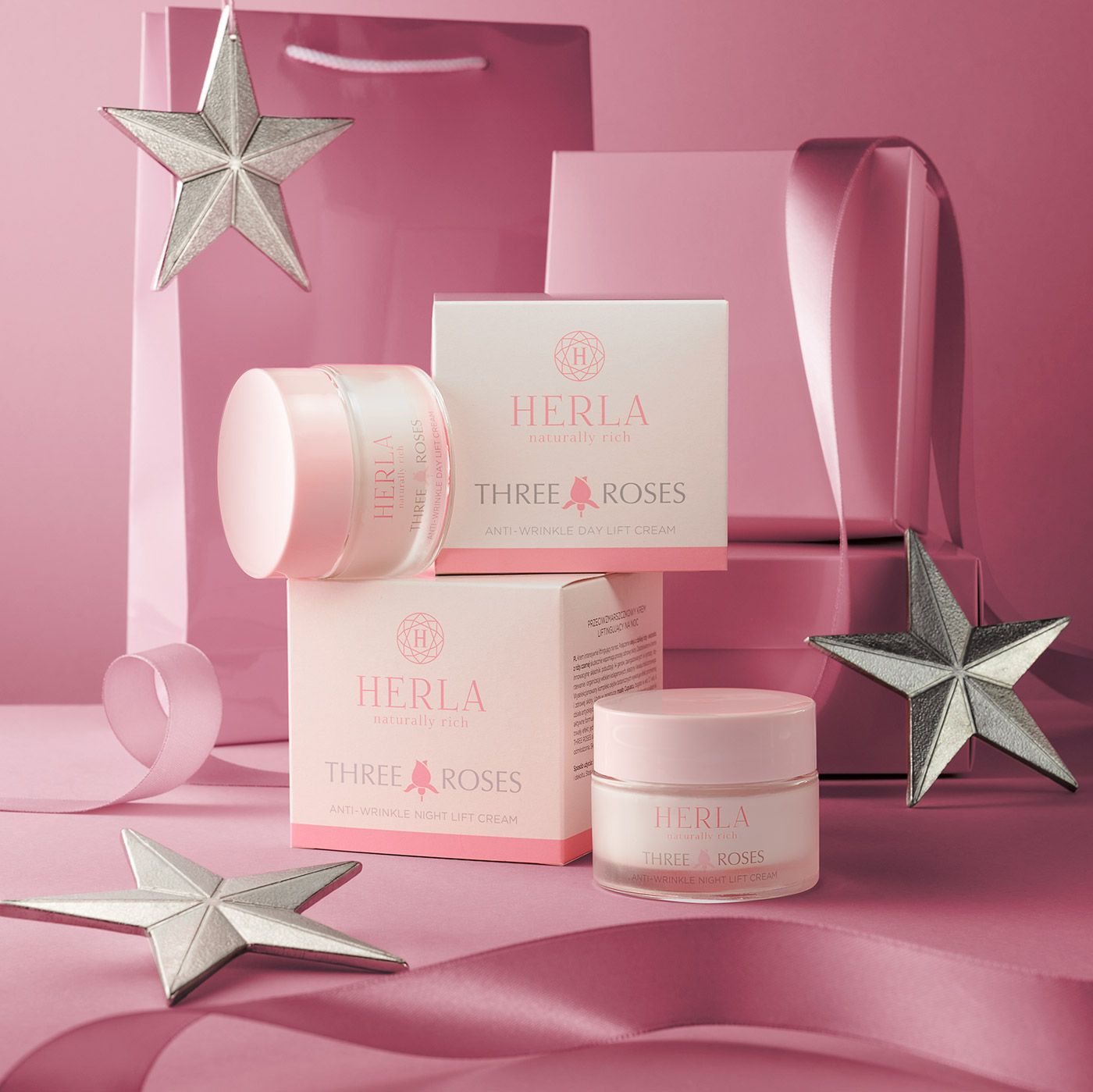Krem Herla Three Roses Intensywnie Liftingujący na noc 50ml - Opinie i ...