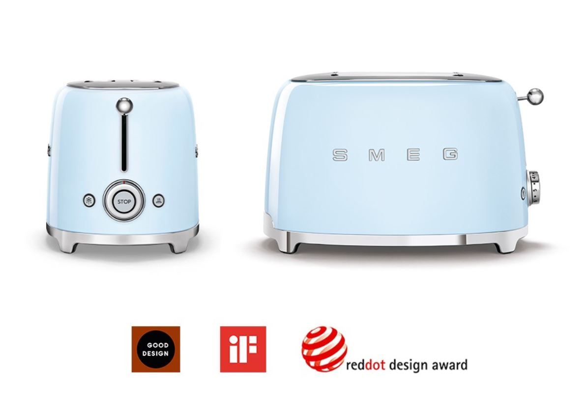 Toster SMEG TSF01RGEU Różowe Złoto - Opinie i ceny na Ceneo.pl