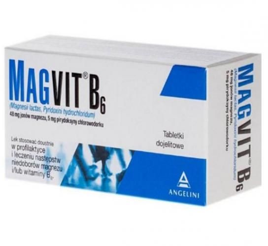 Lek na układ nerwowy Magvit B6 50 tabl - Opinie i ceny na Ceneo.pl