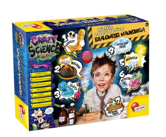 Lisciani Crazy Science Wielkie Laboratorium Szalonego Naukowca - Ceny i ...