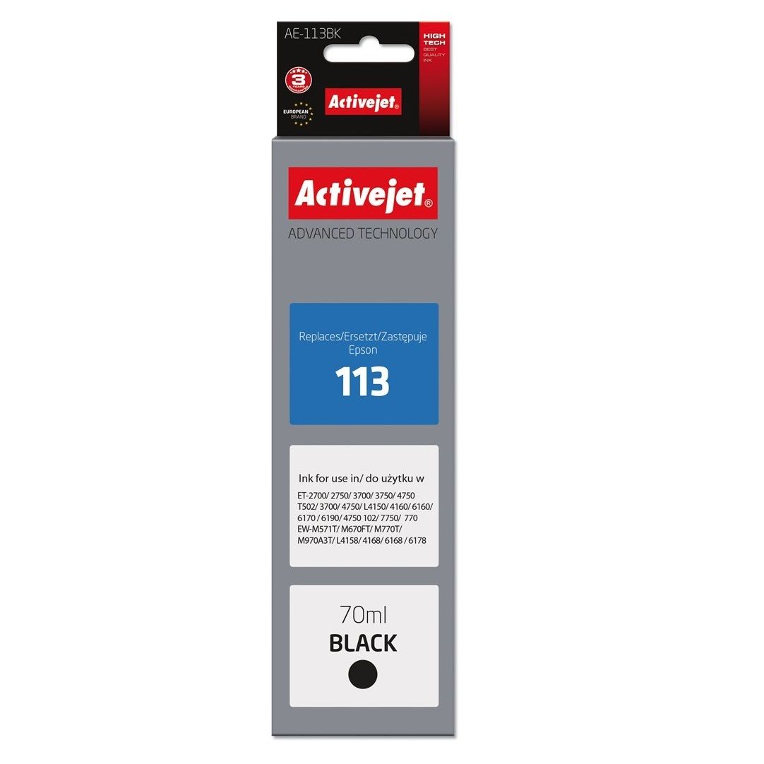Tusz Activejet AE-113BK Tusz do Epson 113 C13T06B140 czarny do drukarki ...