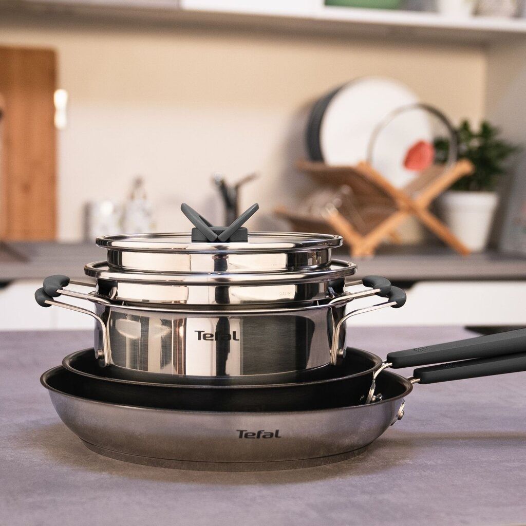 Tefal 6-częściowy zestaw Opti'Space G737S644 - Opinie i atrakcyjne ceny na Ceneo.pl