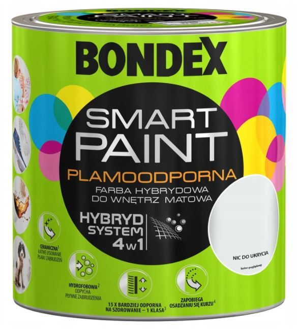 Farba Bondex Smart Paint Plamoodporna Hybrydowa Nic Do Ukrycia 2,5L ...