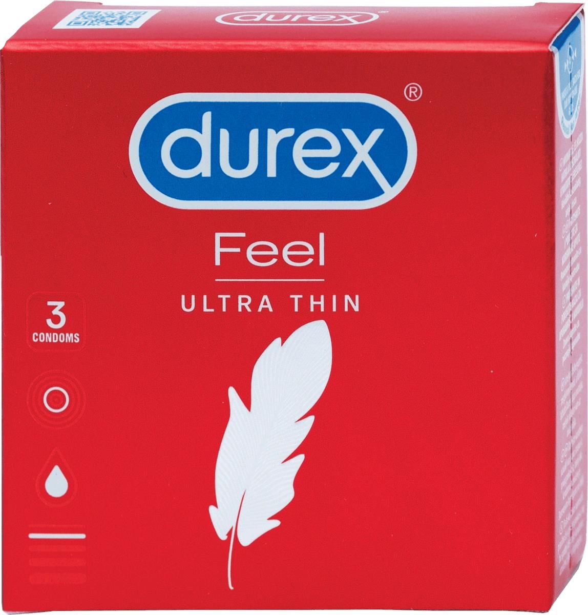 Durex Prezerwatywy Feel Ultra Thin 3 Szt. - Ceneo.pl