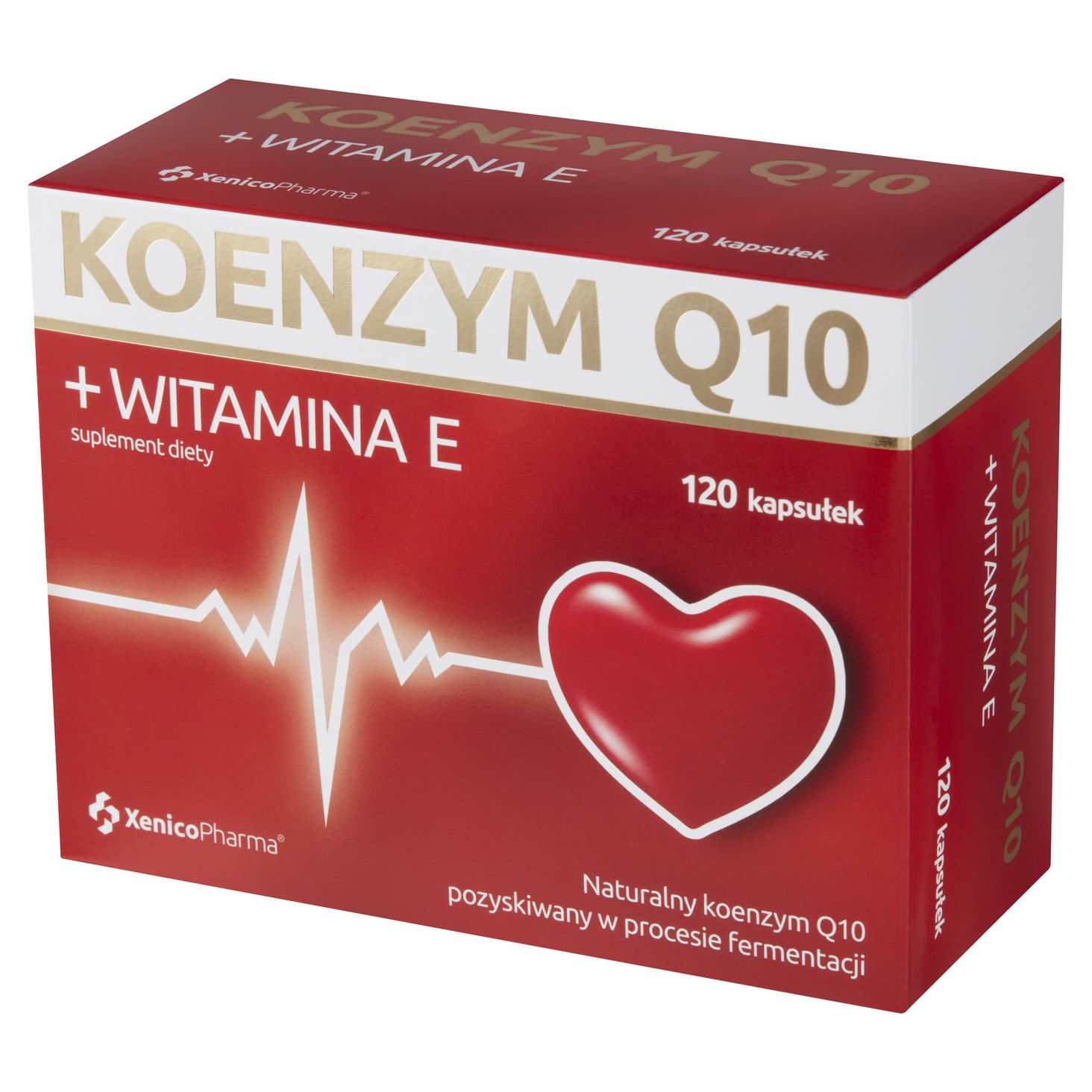 Naturalny Koenzym Q10 + Witamina E 120 kaps. - Opinie i ceny na Ceneo.pl