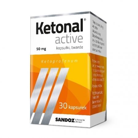 Leki przeciwbólowe Ketonal Active 50 mg 30 kapsułek - Opinie i ceny na ...
