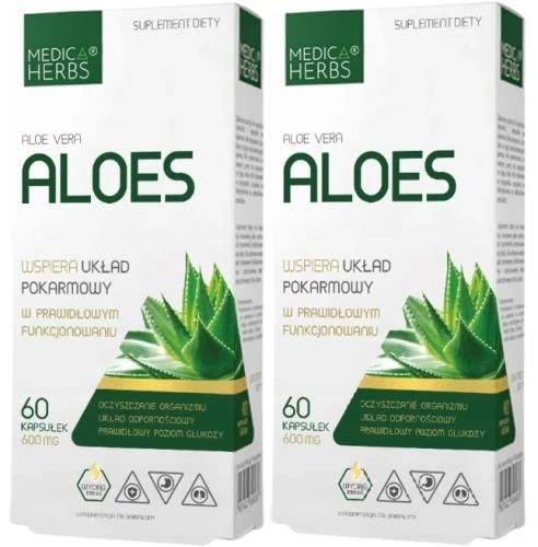 Zestaw 2x Aloes, Medica Herbs - Opinie i ceny na Ceneo.pl
