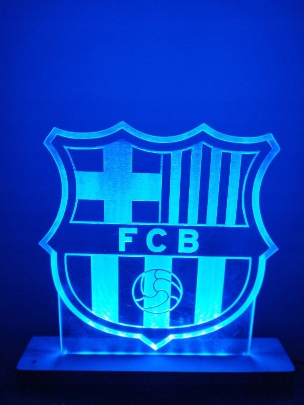 Ploter Barcelona herb lampka led duża prezent - Ceny i opinie - Ceneo.pl